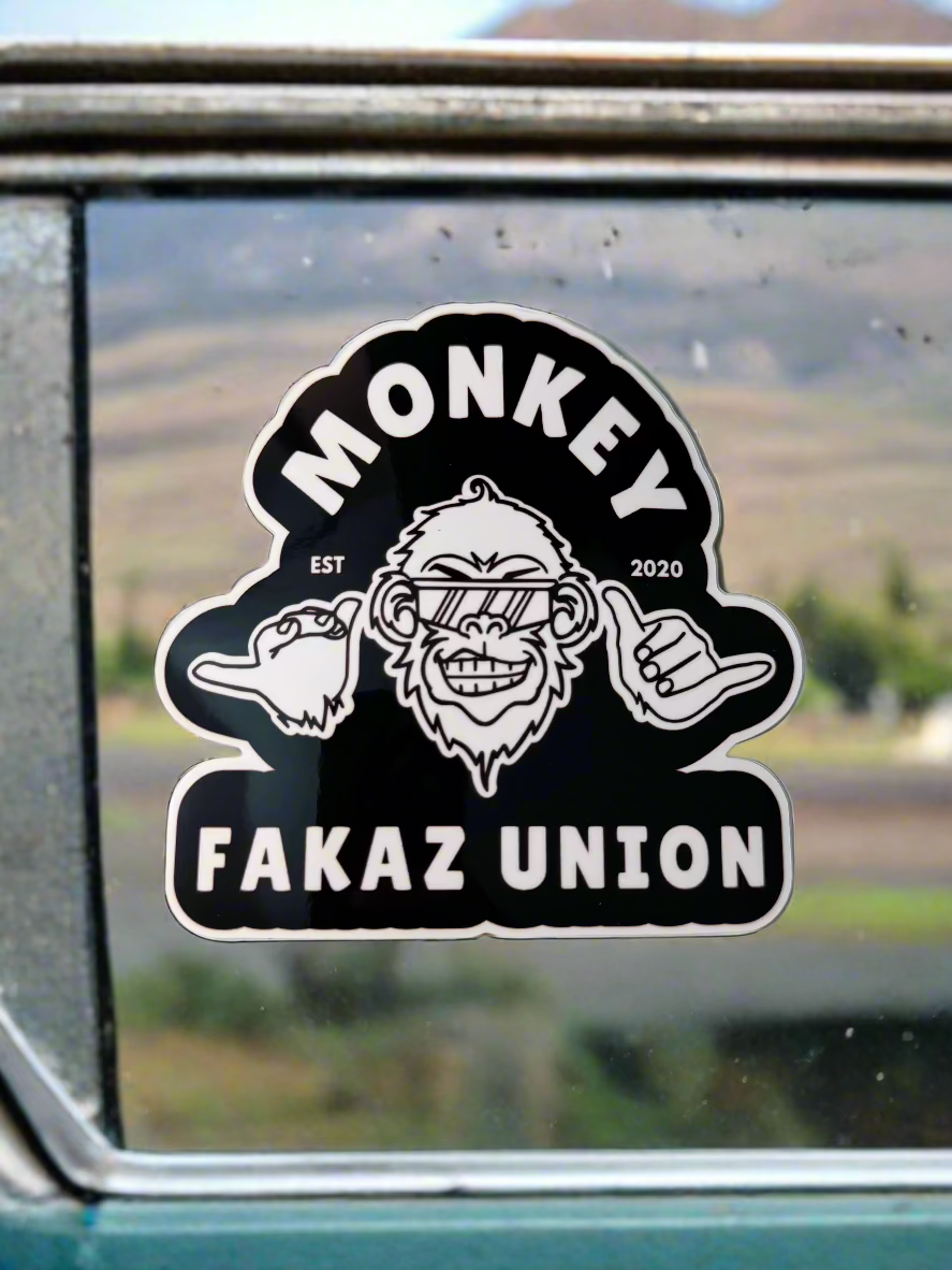 Monkey Fakaz Union Sticker *Limited* – GETIT LLC