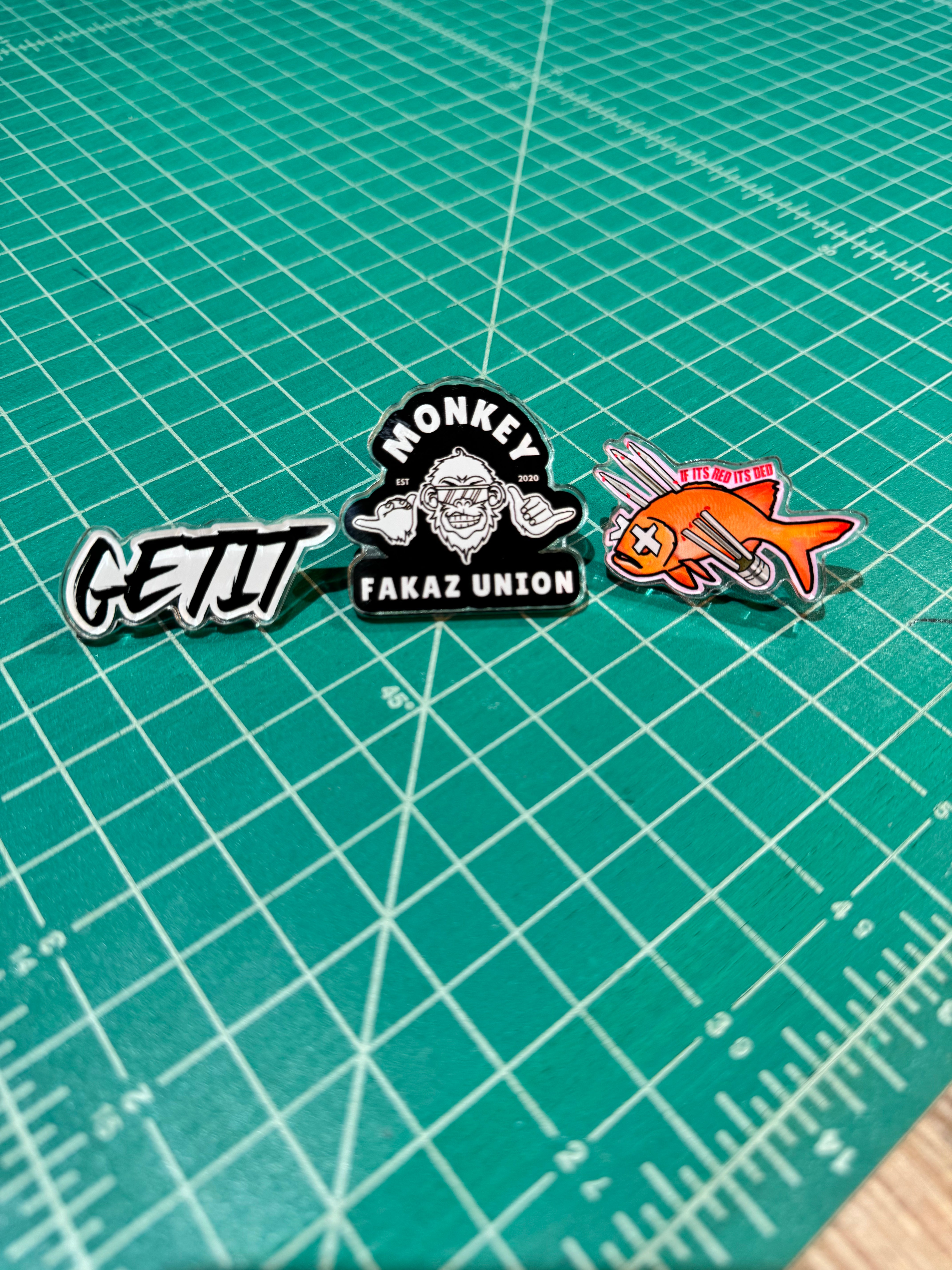 Acrylic GETIT Pins – GETIT LLC