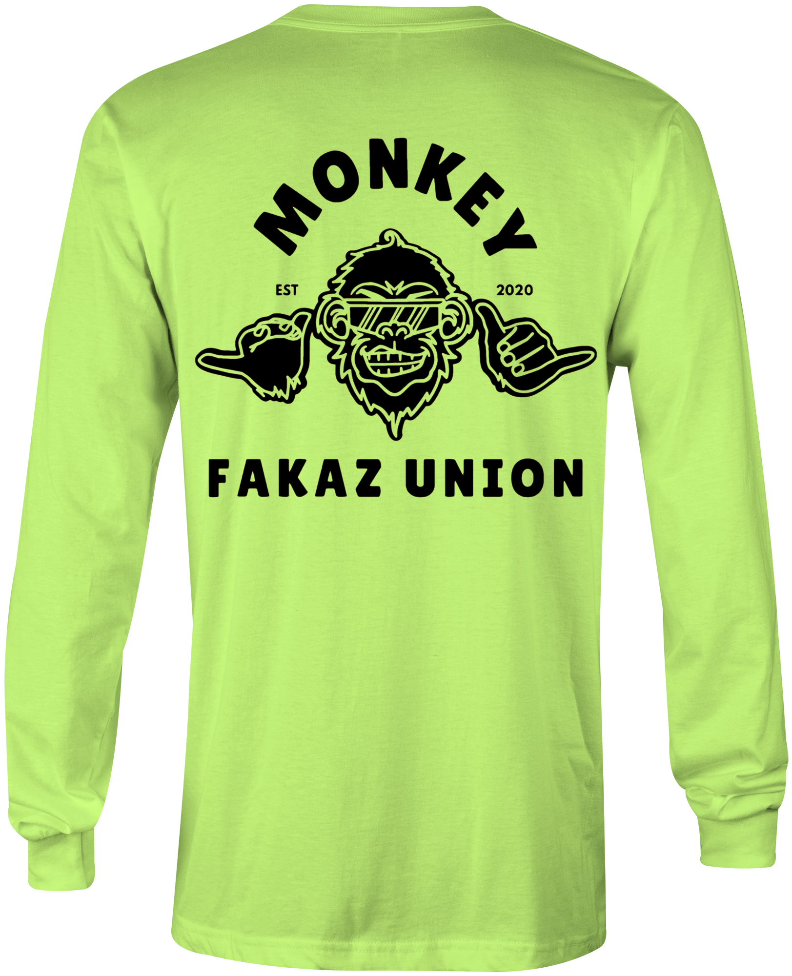 Monkey Fakaz Union HIVIZ Long Sleeve – GETIT LLC
